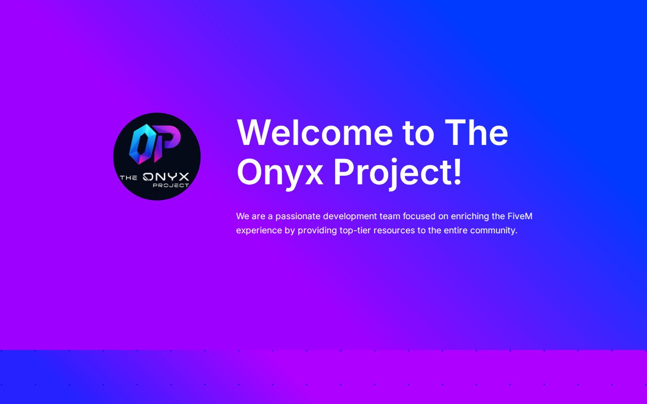The Onyx Project